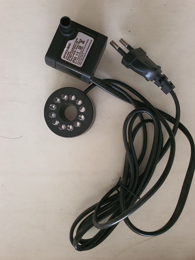 Water Pump 3W with 12 LED light, TV & Home Appliances, Other Home ...