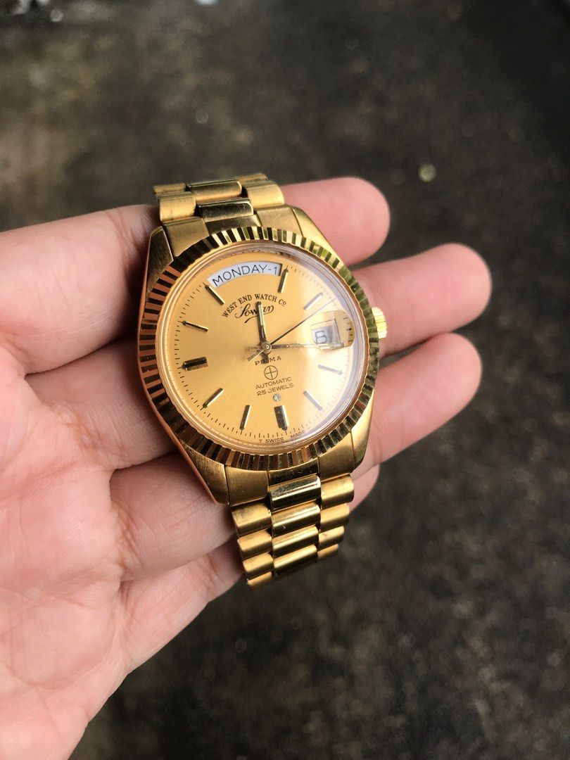 WEST END WATCH CO SOWAR PRIMA 25 JEWELS SWISS MADE, Men's Fashion ...