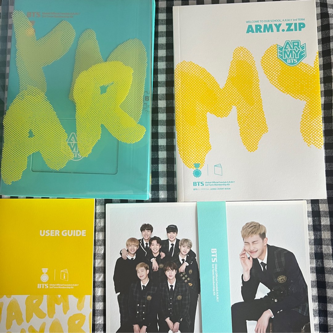 [WTS] BTS ARMY MEMBERSHIP KIT 3RD, Hobbies & Toys, Memorabilia ...