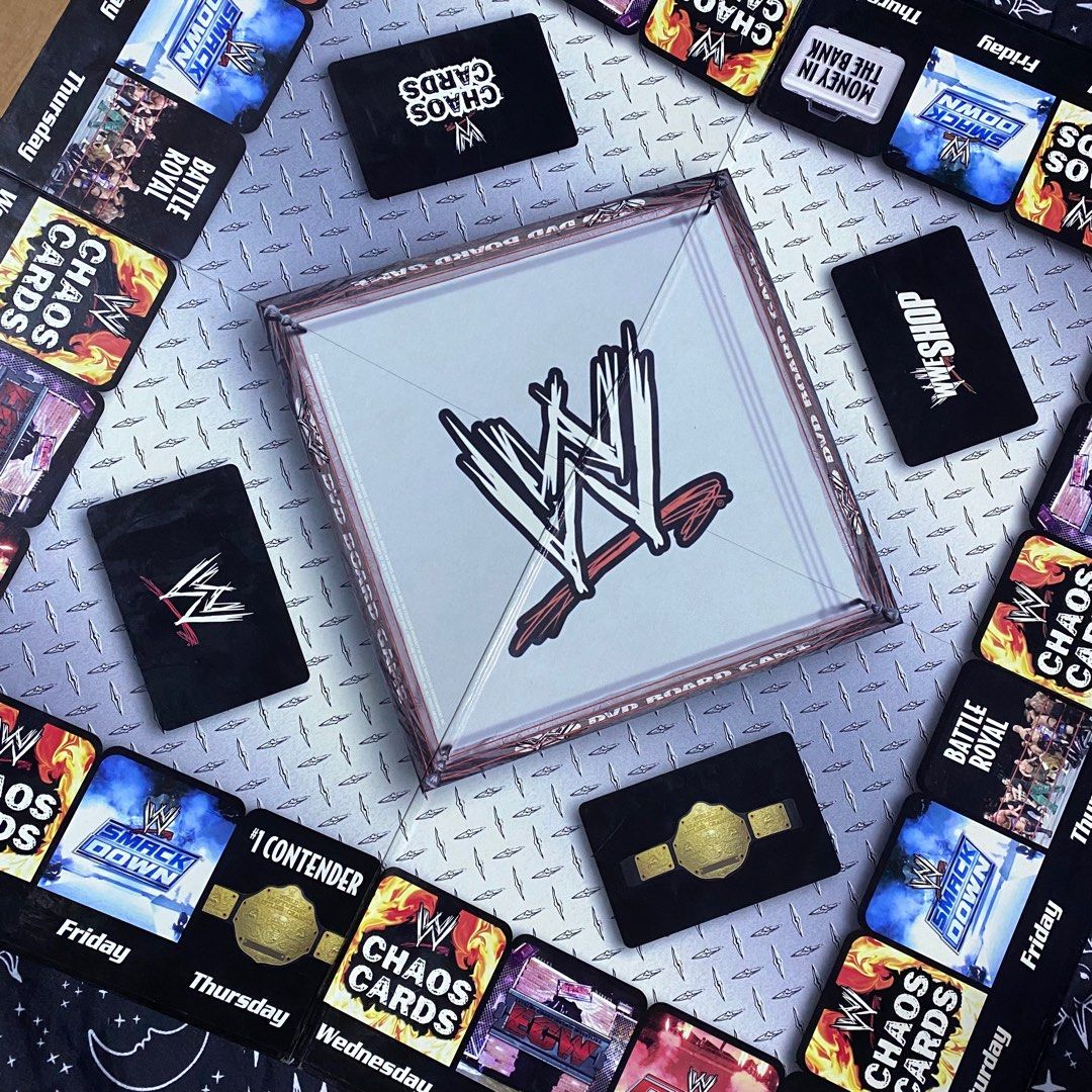 WWE DVD Board Game: 3rd Edition, Hobbies & Toys, Toys & Games on Carousell