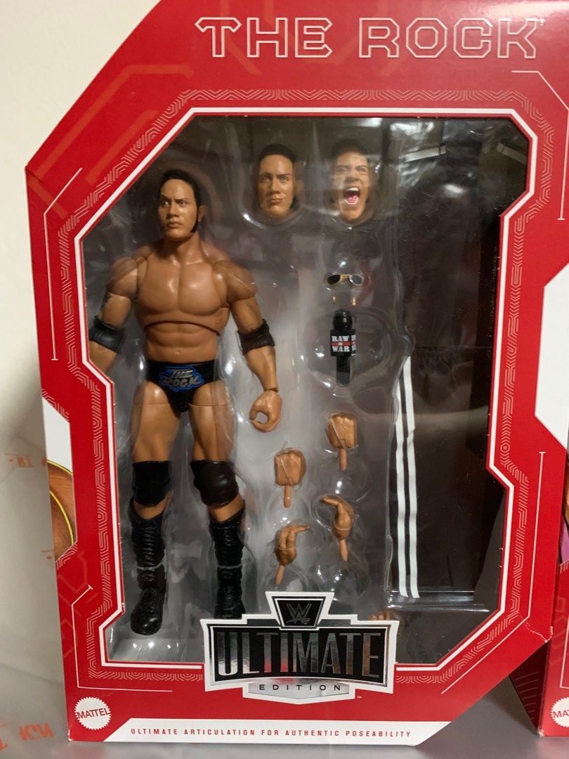 WWE Mattel Ultimate Edition The Rock Stone Cold Steve Austin Eddie Guerrero Brock Lesnar Ric ...