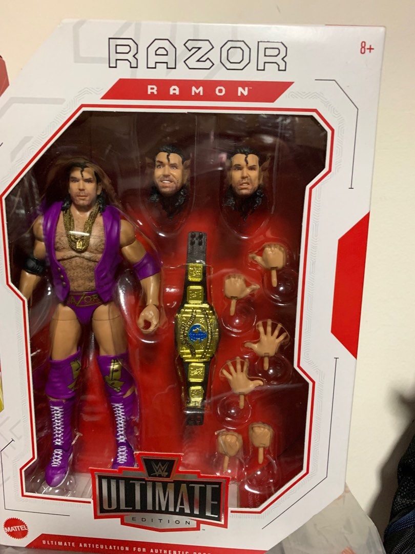 WWE Mattel Ultimate Edition The Rock Stone Cold Steve Austin Bret Hitman Hart Razor Ramon Eddie ...