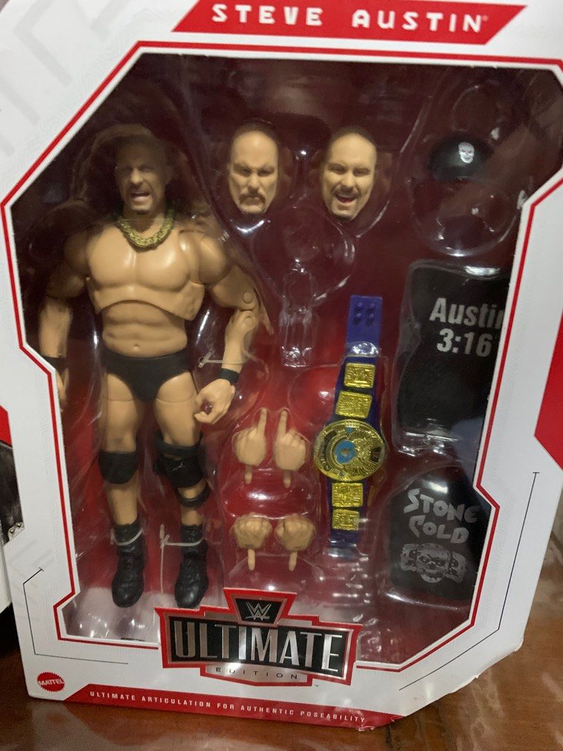 WWE Mattel Ultimate Edition The Rock Stone Cold Steve Austin Eddie Guerrero Brock Lesnar Ric ...