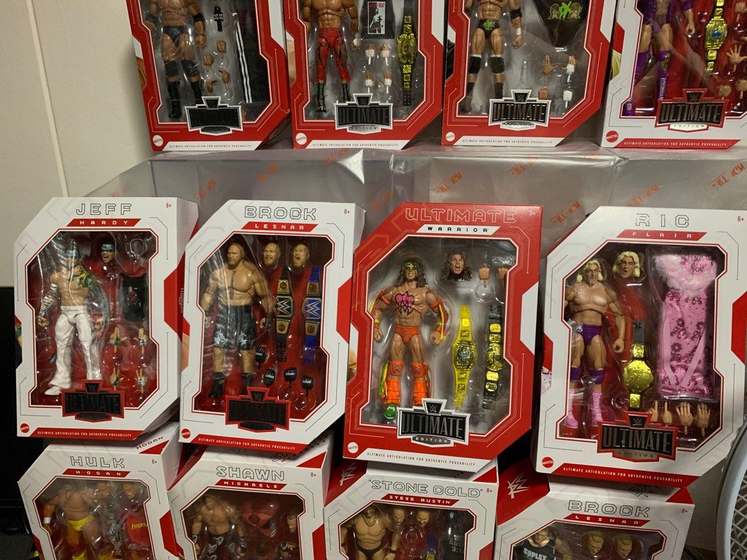 WWE Mattel Ultimate Edition The Rock Stone Cold Steve Austin Bret ...