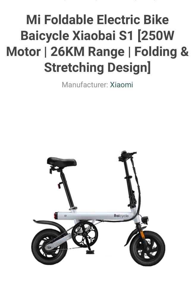 Xiaomi EV bike, Sports Equipment, Bicycles & Parts, Bicycles on Carousell
