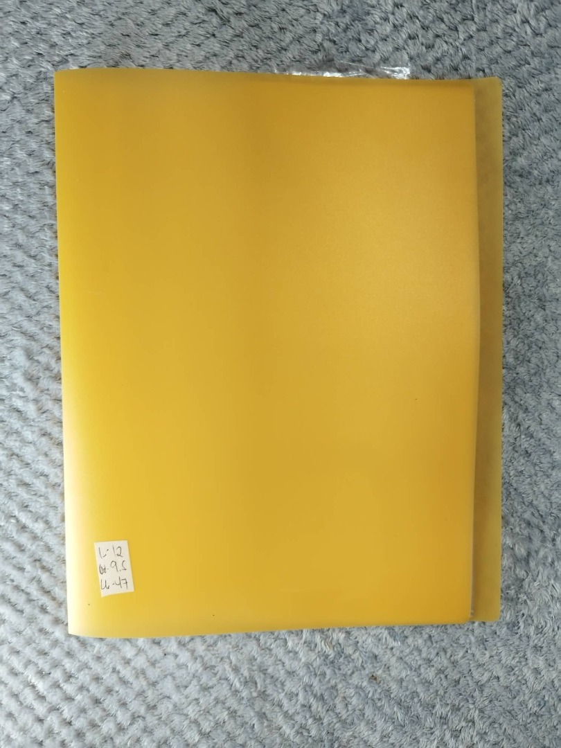 Yellow Plastic File Folder, Hobbies & Toys, Stationary & Craft ...