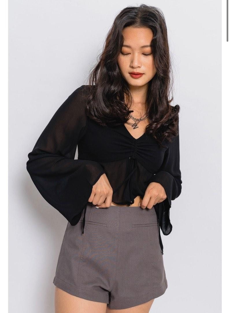 YHF Young Hungry Free Eacapade Shorts in Cinder Grey, Women's Fashion ...