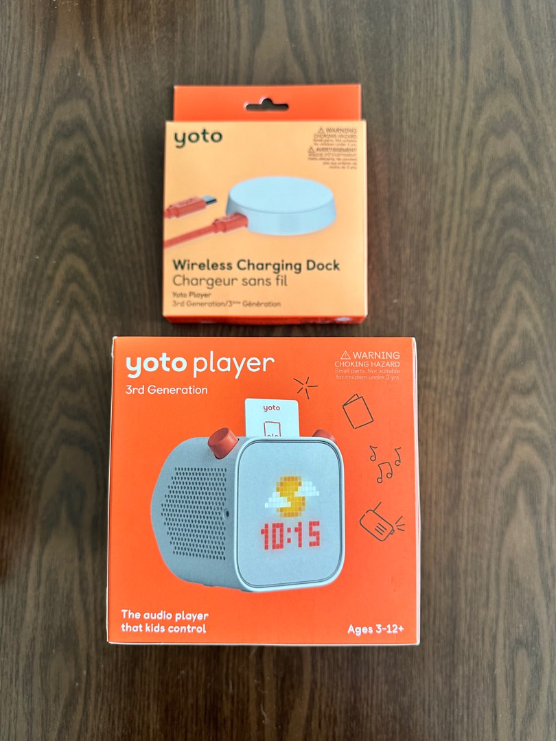 Yoto Player 3rd Generation with Wireless Charger, Audio, Portable Music ...