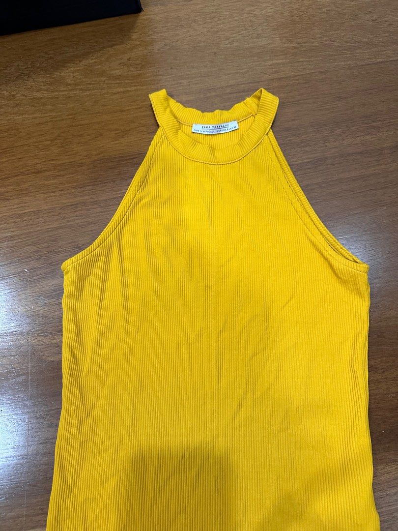 Zara Knit Singlet, Women's Fashion, Tops, Sleeveless on Carousell