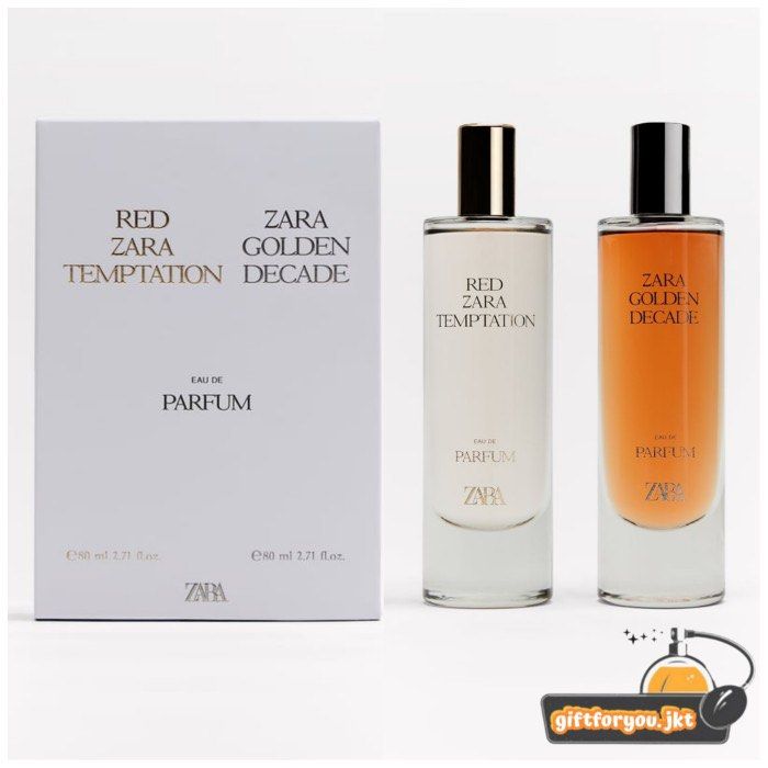 Good deal! ZARA RED TEMPTATION & GOLDEN DECADE 80ml duo, Beauty & Personal Care, Fragrance ...