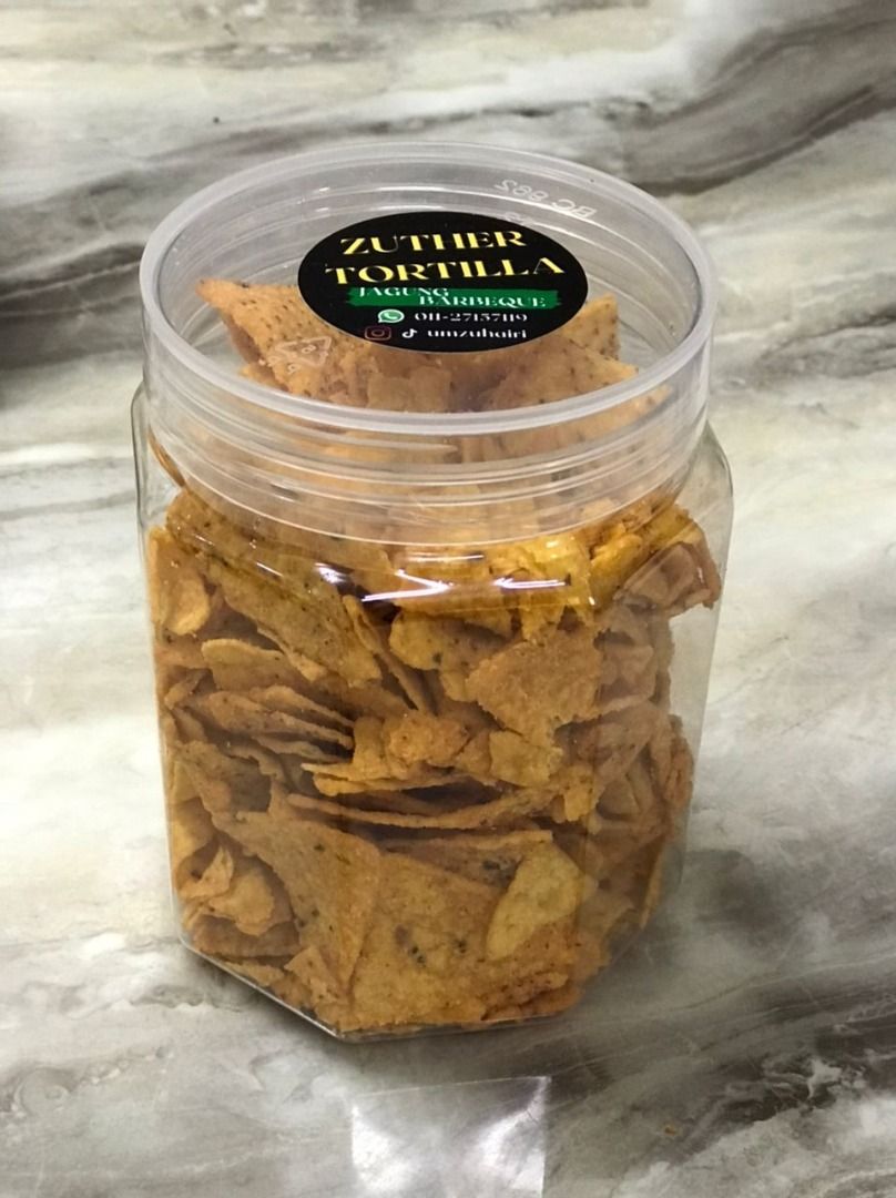 Zuther Tortilla Cheesy Spicy and Jagung Barbeque, Food & Drinks ...