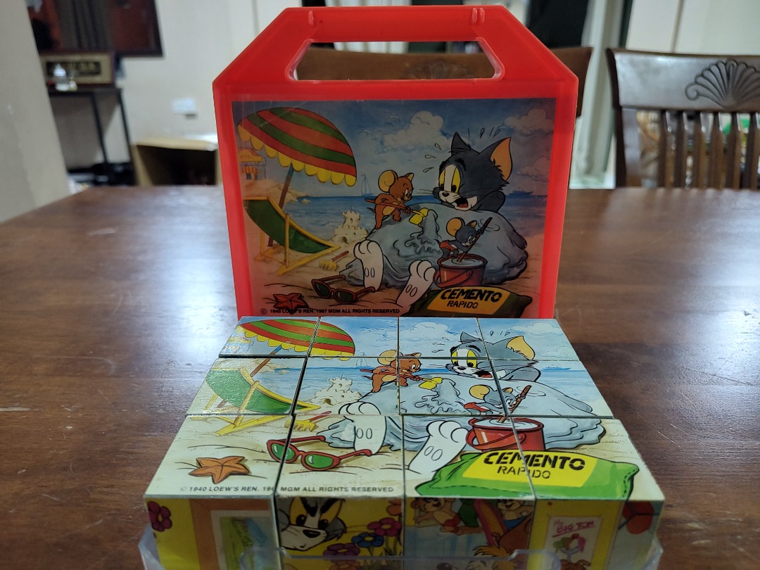 1967 Tom Jerry Puzzle education learning vintage vtg antik antique ...