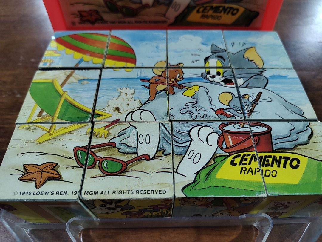 1967 Tom Jerry Puzzle education learning vintage vtg antik antique ...