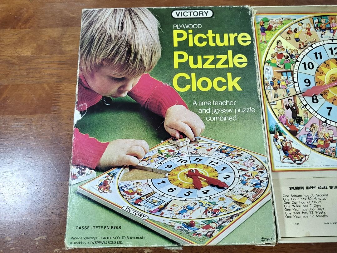 victory picture puzzle clock