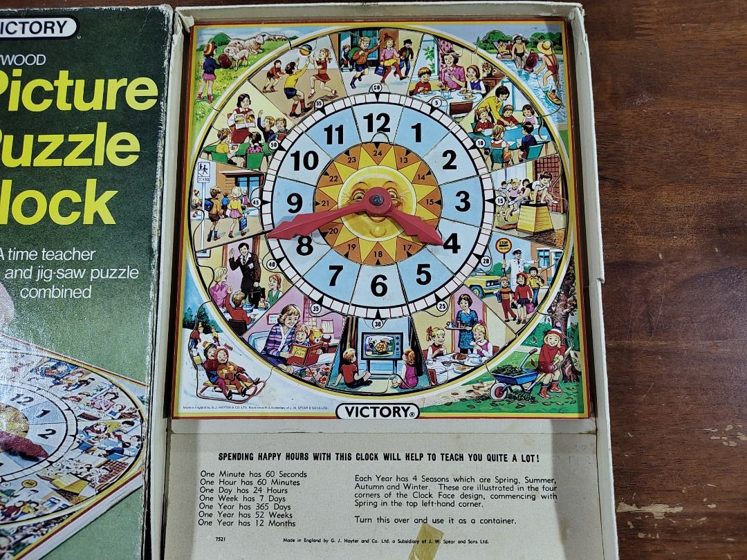 victory picture puzzle clock