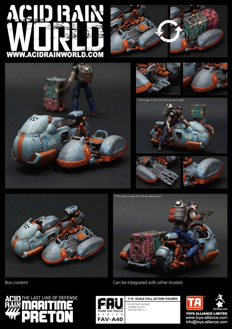 全新 未開 酸雨戰爭 ACID RAIN MARITIME PRETON FAV-A40 THE LAST LINE OF DEFENSE ...
