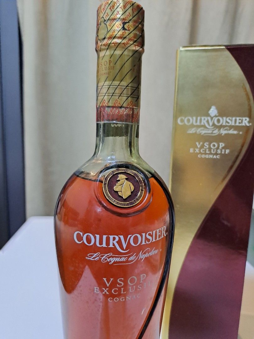 (全新) 舊裝 拿破崙干邑白蘭地 Courvoisier VSOP Exclusif Cognac 700ml 法國干邑酒 V.S.O.P. 70cl, 嘢食 & 嘢飲, 酒精飲料 ...