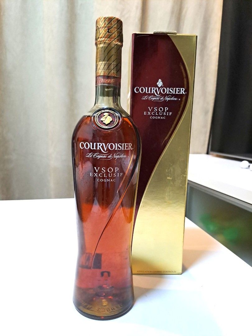 (全新) 舊裝 拿破崙干邑白蘭地 Courvoisier VSOP Exclusif Cognac 700ml 法國干邑酒 V.S.O.P. 70cl, 嘢食 & 嘢飲, 酒精飲料 ...