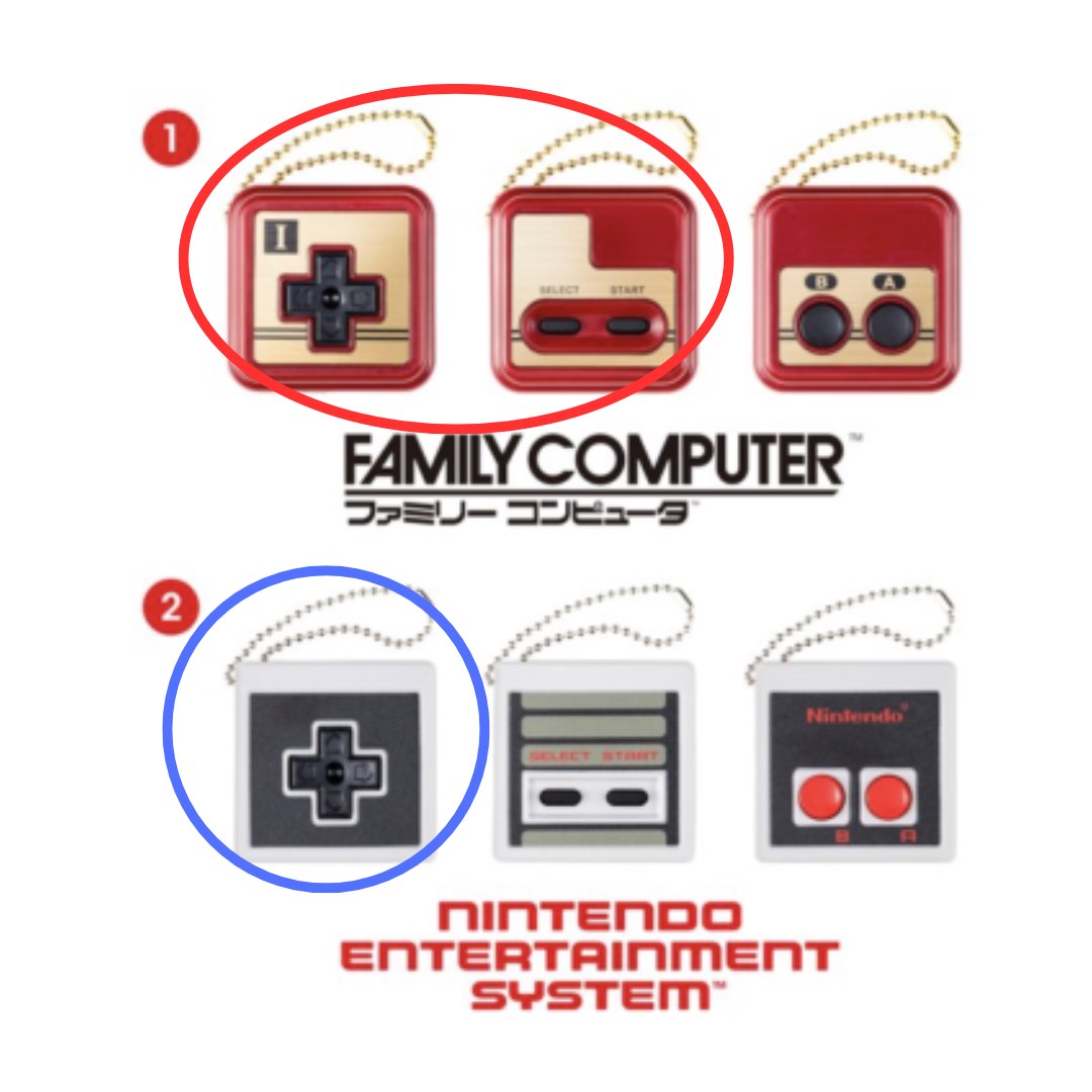 任天堂紅白機手掣扭蛋 Family Computer Nintendo Entertainment System, 電子遊戲, 電子遊戲機 ...