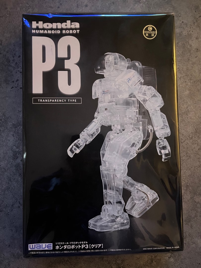 絕版 Honda Humanoid Robot 1:12 模型 （透明版）, 興趣及遊戲, 玩具 & 遊戲類 - Carousell