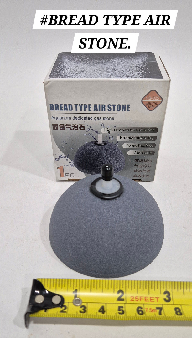 Air Stone Bread Type Aquarium Tank Fish Bubble Gas Oxygen Akuarium Ikan ...
