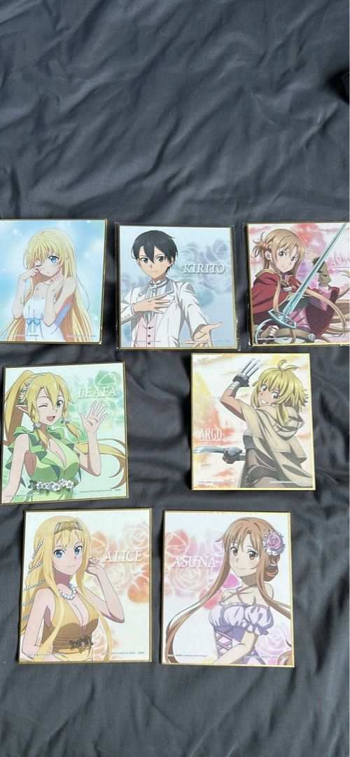 Anime Shikishi art board, sao and goblin slayer, Hobbies & Toys ...