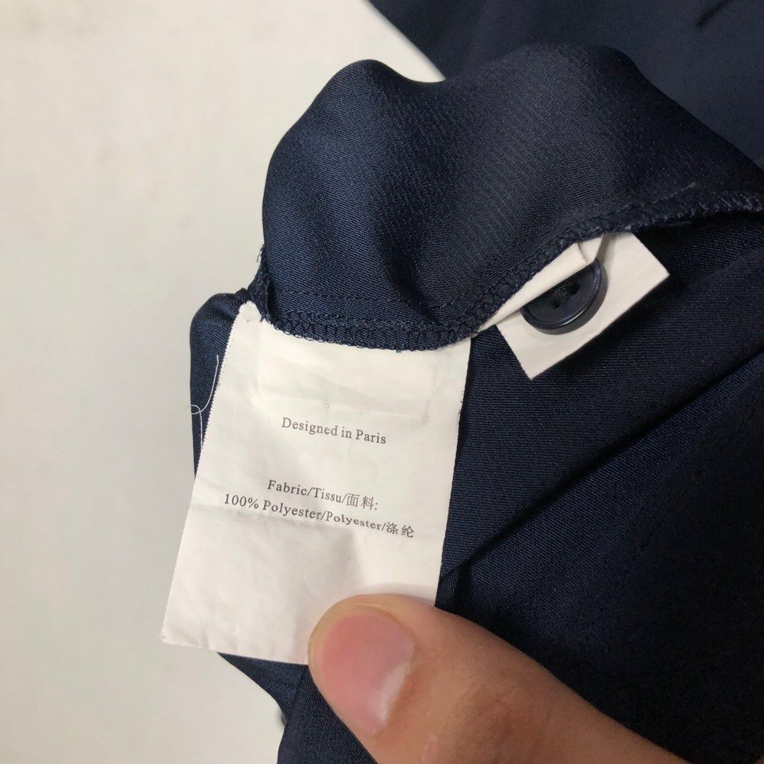 Authentic Christian Dior "Uniforms" Heart Logo Blouse Top, Women's ...