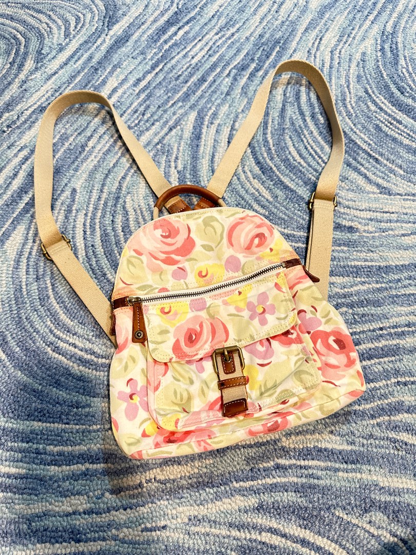 AUTHENTIC CLASSIC FOSSIL FLORAL backpack with etiketa label, Women's ...