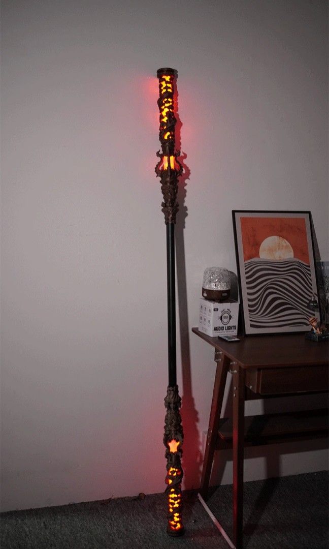 Black Myth Sun Wukong Monkey King Ruyi Jingu Bang Light-up Staff Golden ...