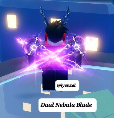 Blade Ball Dual Nebula Blade, Video Gaming, Gaming Accessories, In-Game ...