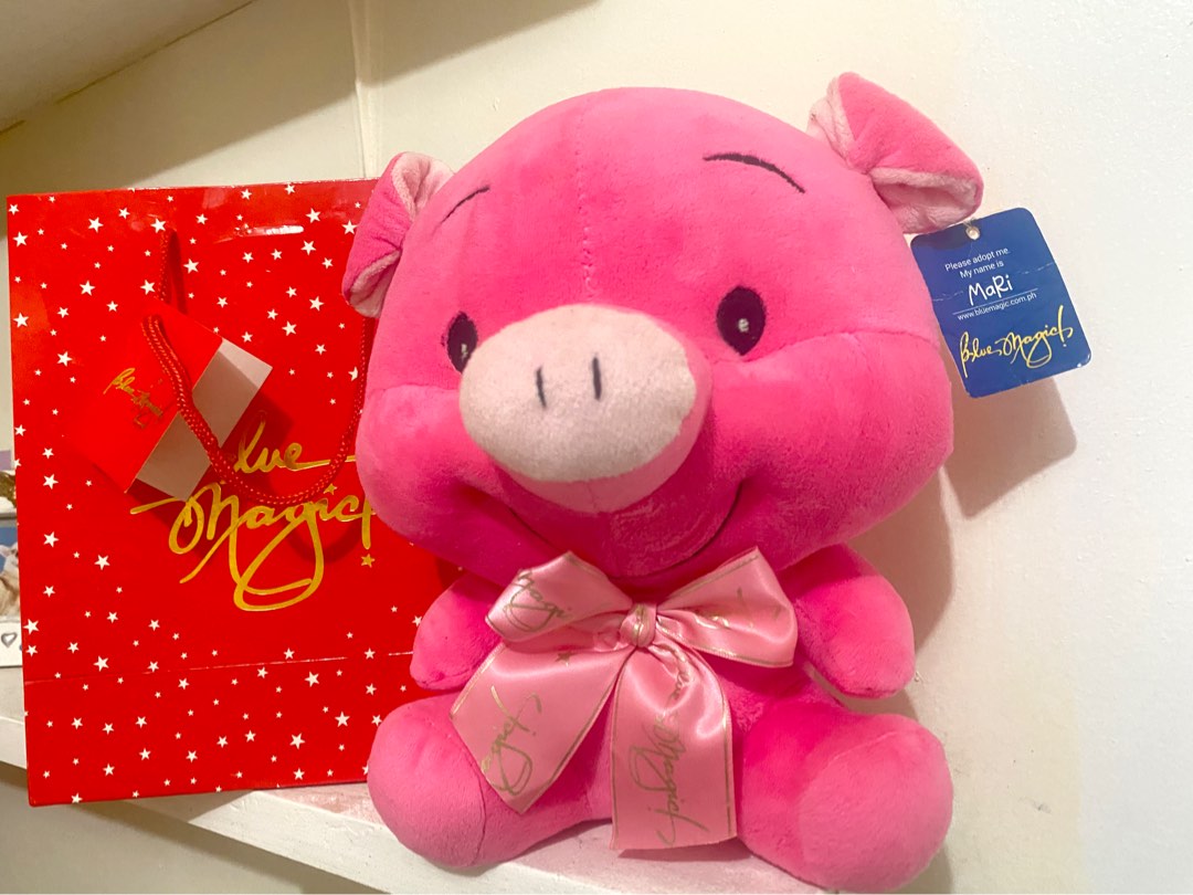 Blue Magic Pig Stuffed toy/ Plushie, Hobbies & Toys, Toys & Games on ...
