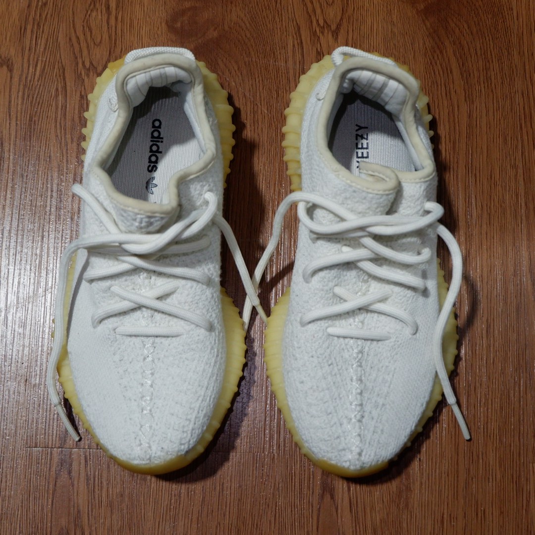 Boost 350 v2 "Triple White" sneakers, Men's Fashion, Footwear, Sneakers ...