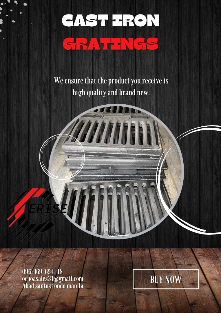 CAST IRON GRATINGS, Commercial & Industrial, Construction & Building ...