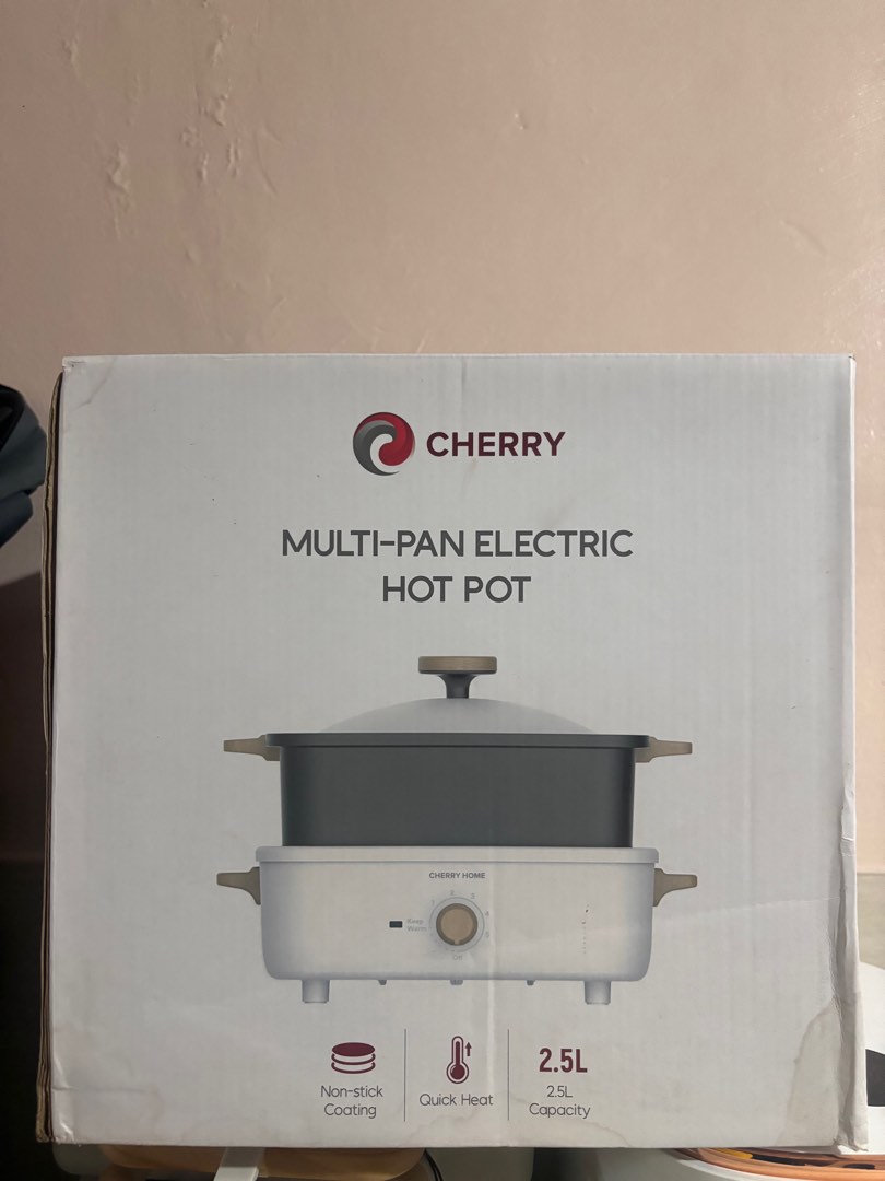 Cherry Multi-Pan Electric Hot Pot, Furniture & Home Living, Kitchenware & Tableware, Cookware ...