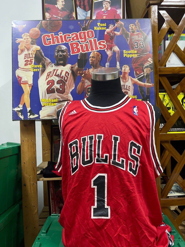 Chicago Bulls ( Derrick Rose #1 ), Men's Fashion, Activewear on Carousell