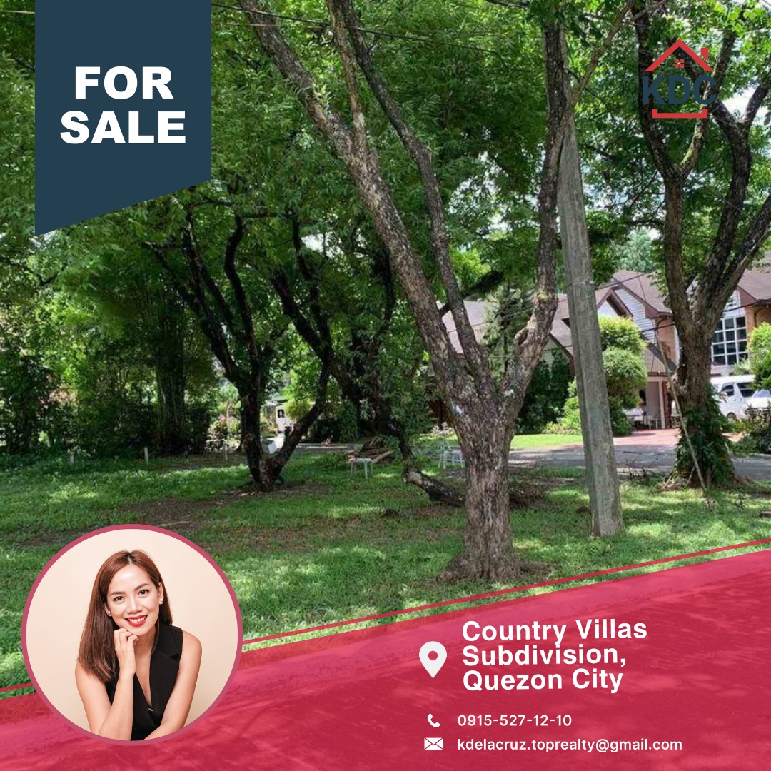 Corner Lot for SALE in Country Villas Subdivision, Quezon City ...