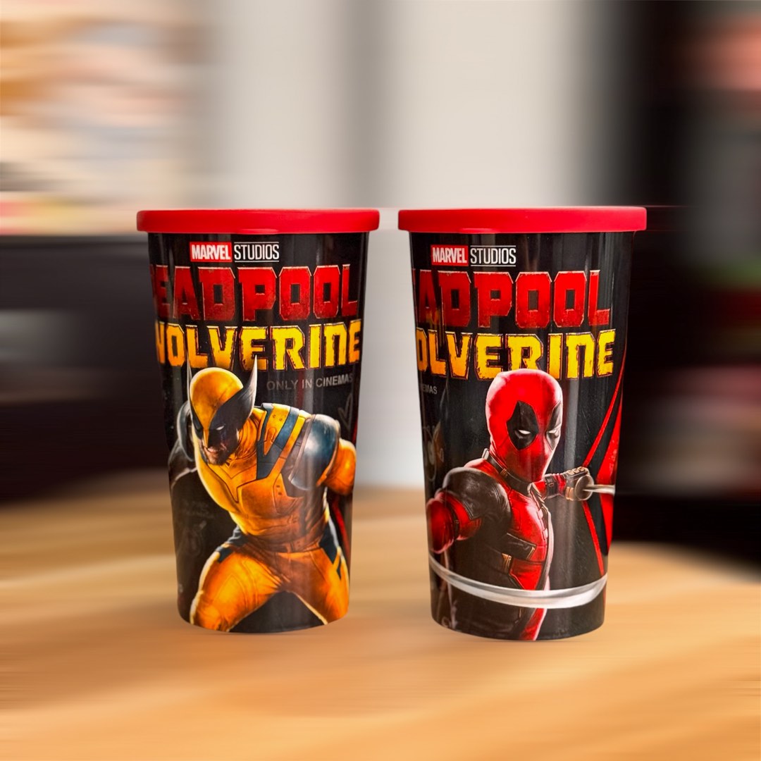 Deadpool & Wolverine cups from Megaworld Cinemas, Hobbies & Toys, Toys ...