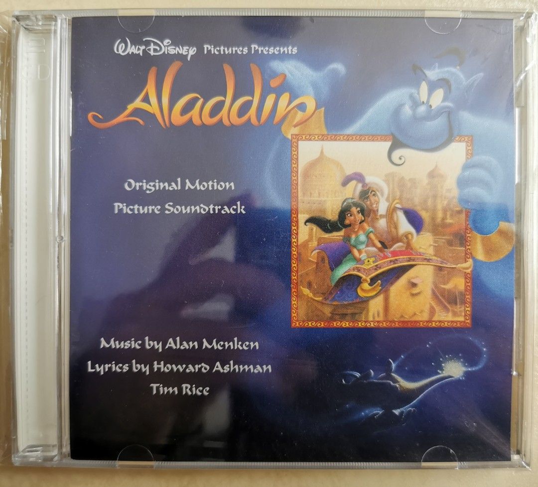 Disney Soundtrack: Aladdin (Made In Canada), Hobbies & Toys, Music ...