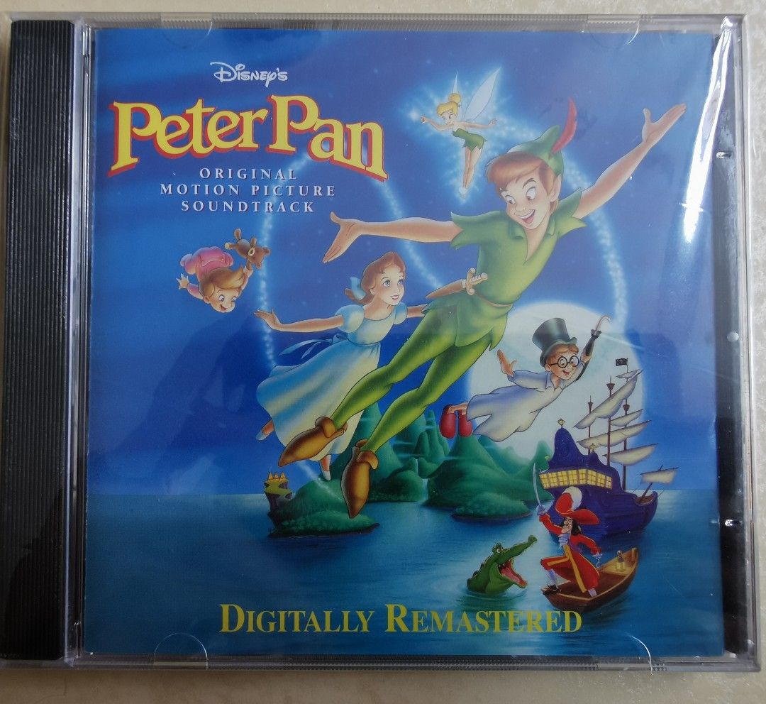 Disney Soundtrack: Peter Pan (Made In UK) RARE, Hobbies & Toys, Music ...