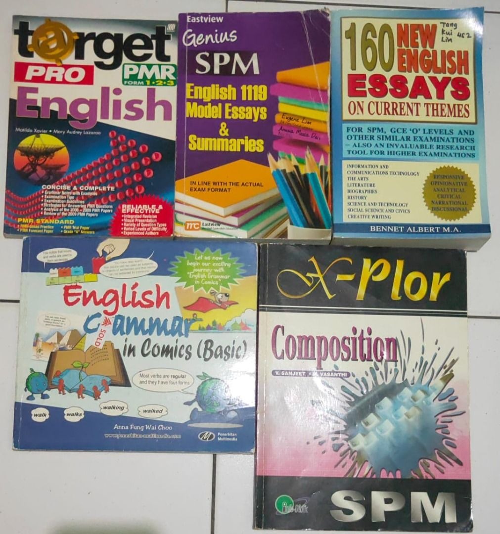 English Essay SPM PMR PT3 Grammar Esei Penulisan, Hobbies & Toys, Books ...