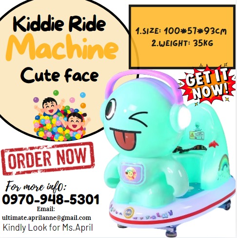 FOR SALE KIDDIE RIDE MACHINE CUTE FACE FOR KIDS, Looking For on Carousell