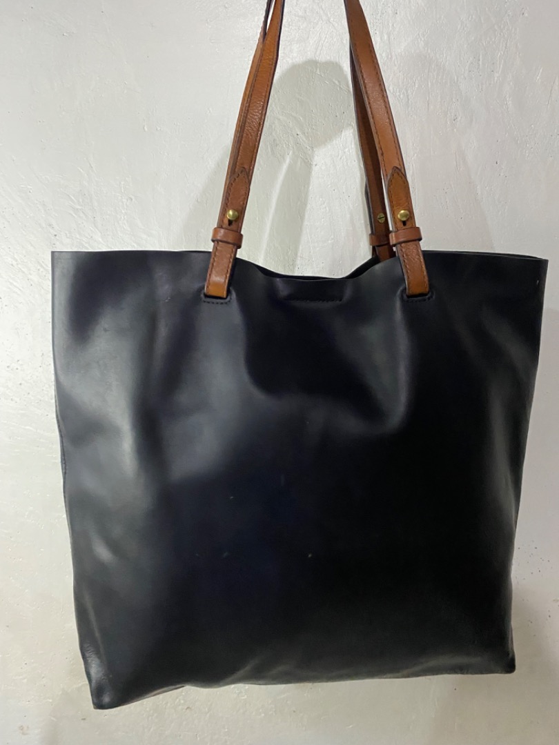 Fossil Pure leather Tote Bag, Women's Fashion, Bags & Wallets, Tote ...