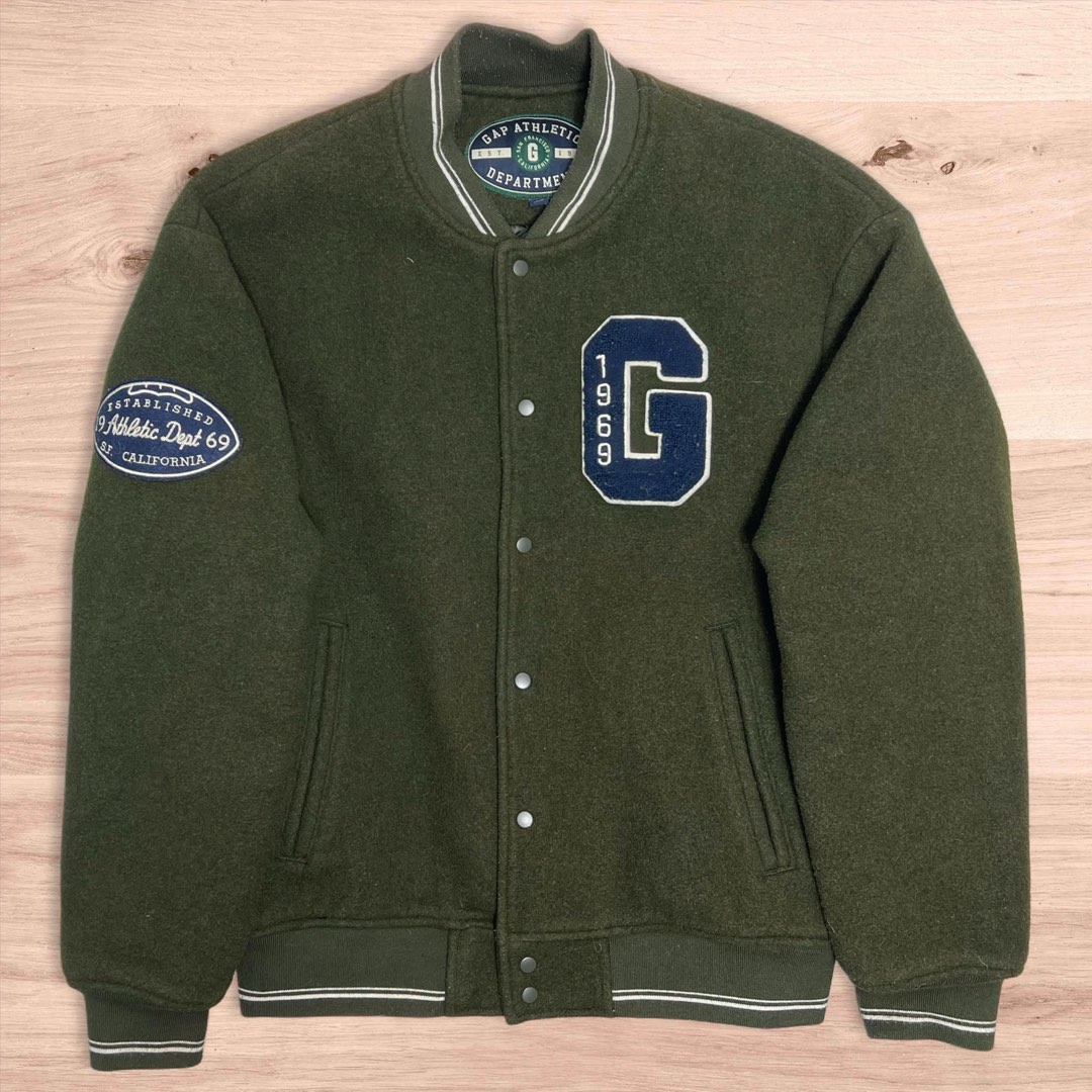 Gap 1969 Athletics Letterman Varsity Jacket, Men's Fashion, Coats ...