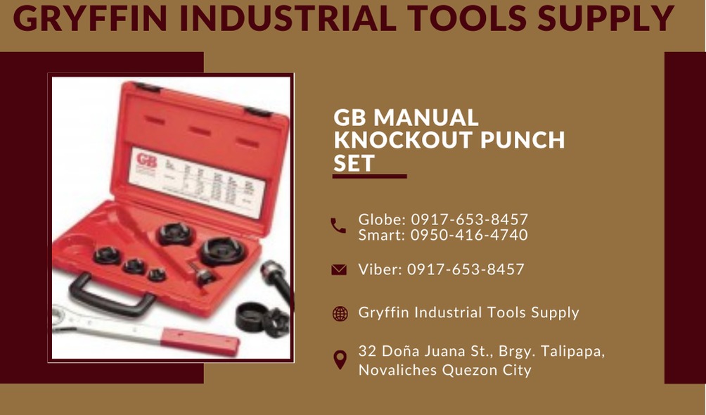 GB MANUAL KNOCKOUT PUNCH SET, Commercial & Industrial, Industrial ...