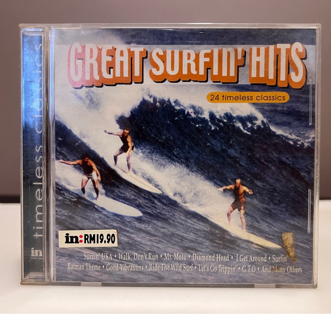 Great Surfin Hits - Surf Music CD, Hobbies & Toys, Music & Media, CDs ...