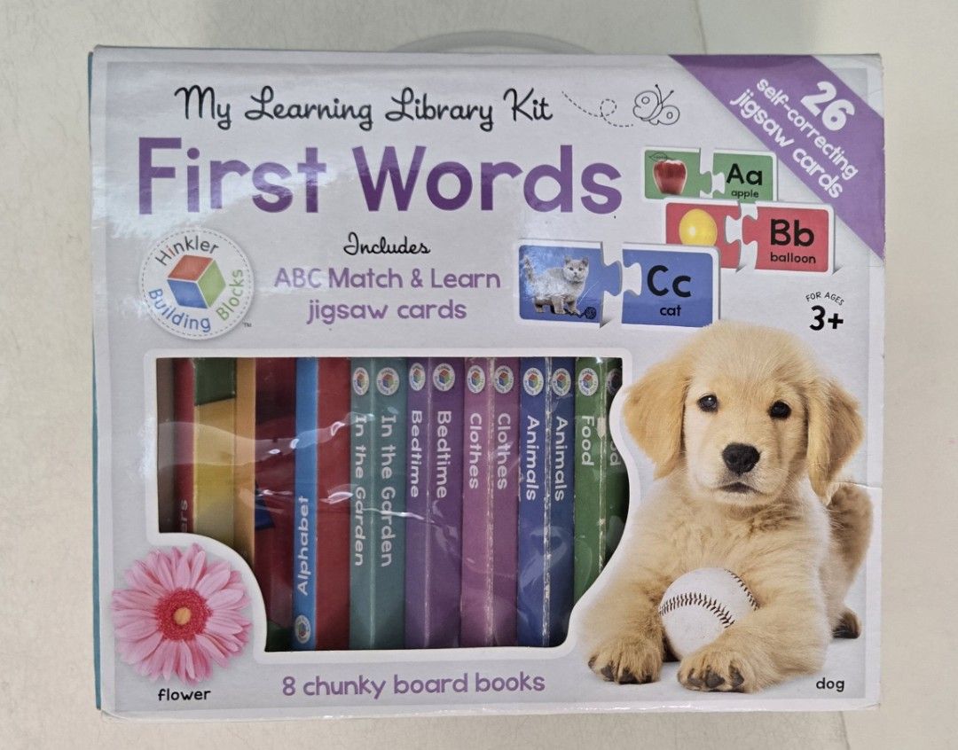 Hinkler My Learning Library Kit - First Words 兒童英文認字啟蒙書, 兒童＆孕婦用品, 嬰兒玩具 ...