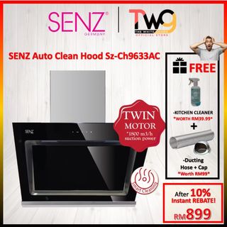 FOTILE Chimney Kitchen Hood EMS9028S Free Gift WD1, TV & Home ...