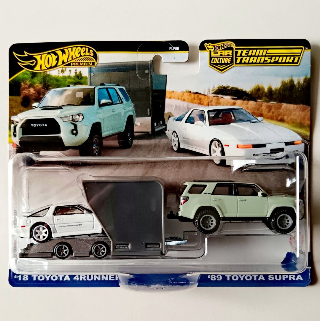 HOT WHEELS PREMIUM CAR CULTURE Team Transport '18 Toyota 4Runner +' 89 ...
