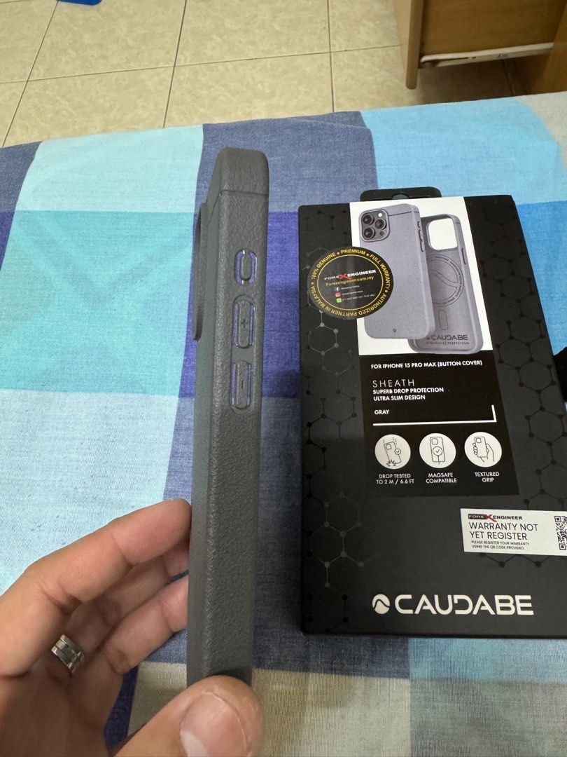 Iphone 15 pro max Caudabe sheath New version with button, Mobile Phones ...