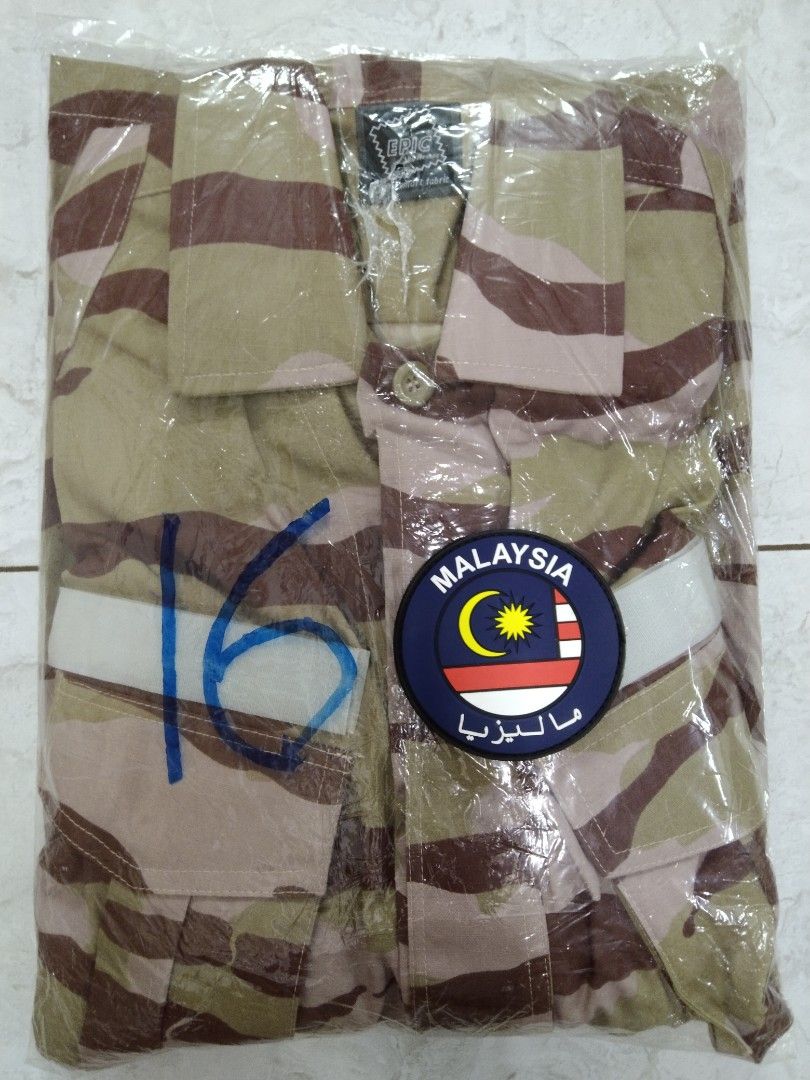 Jacket Army Celoreng Harimau Gurun (HG06), Men's Fashion, Coats ...